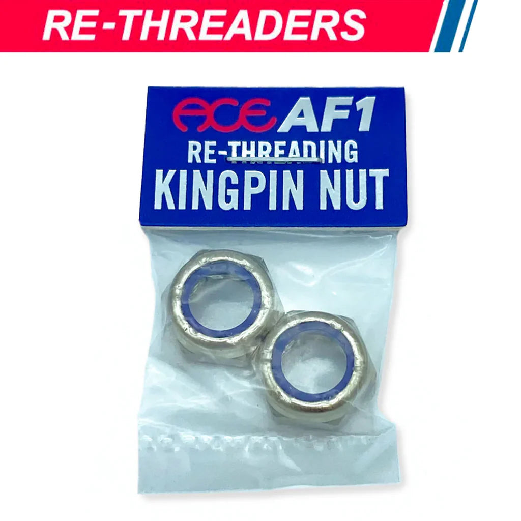 Ace Re-Threading Kingpin Nuts (Pack of 2) – The Local Skate Shop